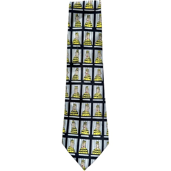 Rudee Ricco | Accessories | Rudee Ricco Cartoon Prisoner Tie | Poshmark